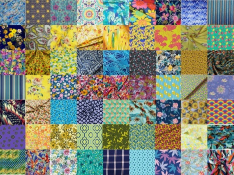 Solve Colourful Collage 35 jigsaw puzzle online with 99 pieces