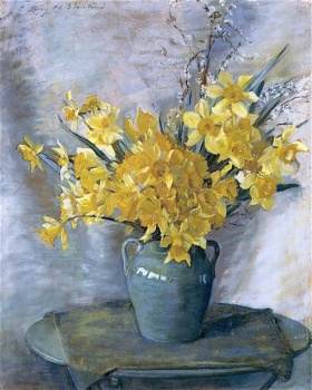 Solve Lucy May Stanton (1875 - 1931) - Daffodils. jigsaw puzzle online ...