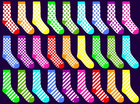 Solve socks jigsaw puzzle online with 520 pieces