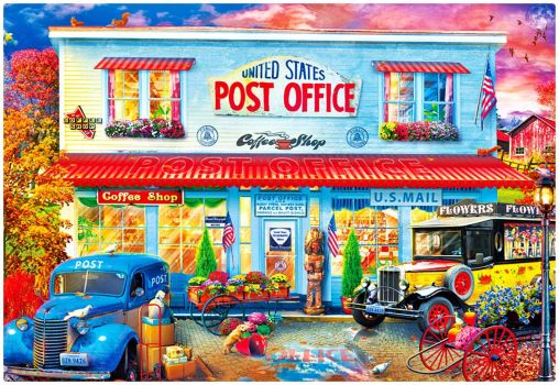 Solve The Old Country Post Office jigsaw puzzle online with 294 pieces