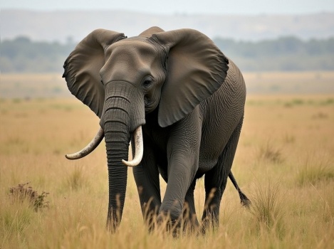 Solve Elephant jigsaw puzzle online with 48 pieces