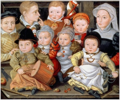 Solve Portrait of a Mother with her Eight Children, Circle of Jakob ...