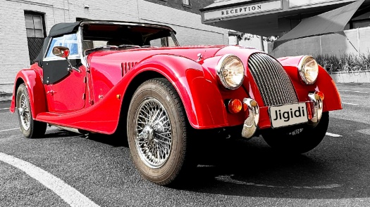 Solve Morgan Red plus 4 or 8 jigsaw puzzle online with 104 pieces