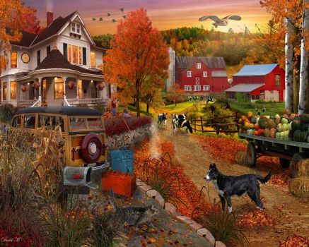 Solve Autumn #2 jigsaw puzzle online with 80 pieces