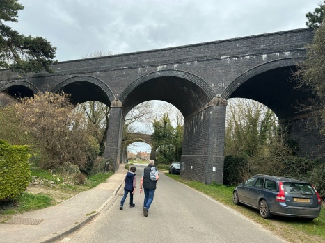 Solve Railway Bridge jigsaw puzzle online with 88 pieces