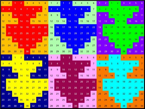 Solve Number 1257 imperfect snowflakes 432 jigsaw puzzle online with ...