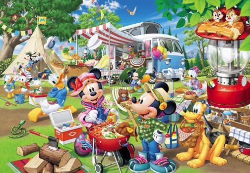 Solve Mickey & Minnie's Camping Trip jigsaw puzzle online with 425 pieces Solve Mickey & Minnie's Camping Trip jigsaw puzzle online with 425 pieces