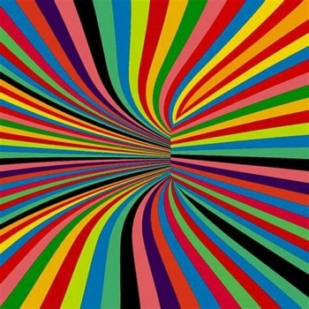 Solve Bridget Riley jigsaw puzzle online with 49 pieces