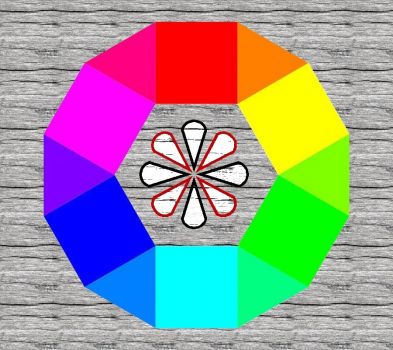 Solve Color Wheel jigsaw puzzle online with 110 pieces