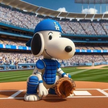 Solve Snoopy Baseball jigsaw puzzle online with 81 pieces