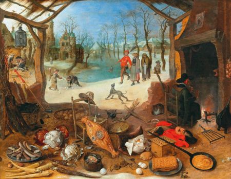 Solve An Allegory of Winter—Sebastian Vrancx, 1608 jigsaw puzzle online ...