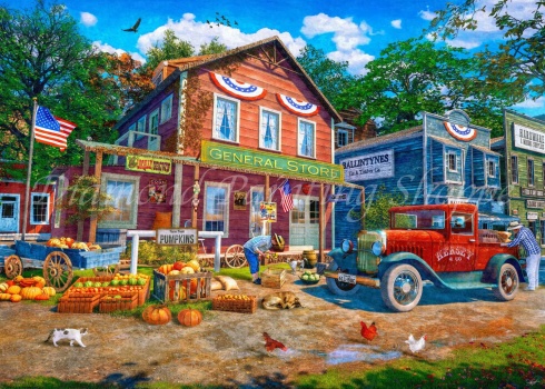 Solve The Old General Store jigsaw puzzle online with 88 pieces