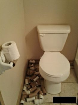Solve fail-toilet-paper-roll jigsaw puzzle online with 20 pieces
