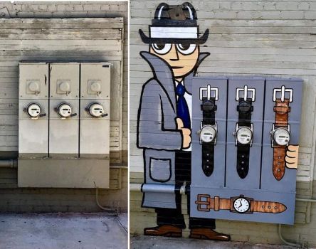 Solve Before and After Street Art- Electric Meters--Watch Merchant ...