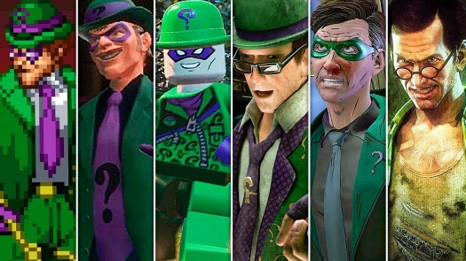 Solve Evolution of Riddler in Games jigsaw puzzle online with 252 pieces