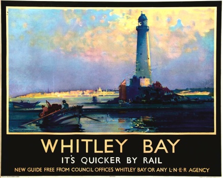 Solve Whitley Bay, poster by Frank Henry Mason (English, 1875 – 1965 ...