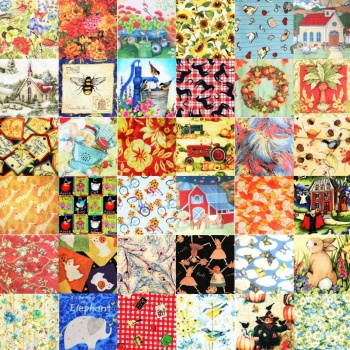 Solve PATCHWORK SUSAN WINGET 6 jigsaw puzzle online with 256 pieces