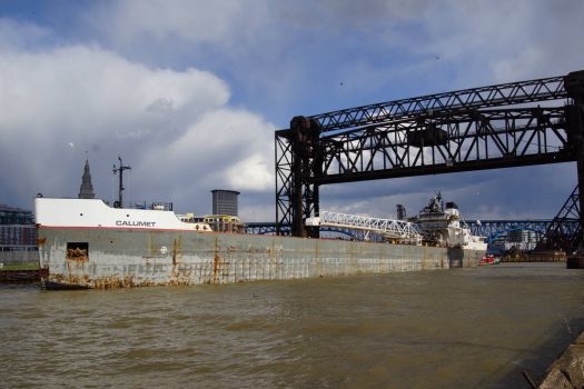 Solve Calumet, Great Lakes Freighter, at Cleveland, OH jigsaw puzzle ...