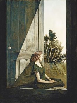 Solve Christina Olson, 1947, Andrew Wyeth jigsaw puzzle online with 88 ...