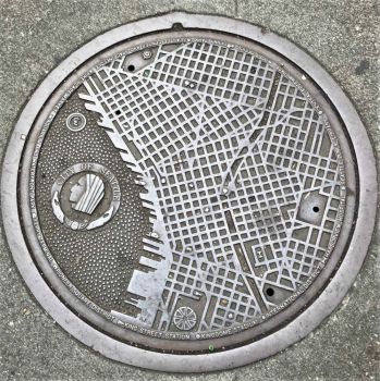 Solve Manhole Cover, Seattle, Washington jigsaw puzzle online with 100 ...