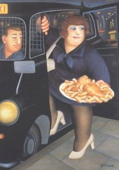 Solve _Dinner for One_ Beryl COOK jigsaw puzzle online with 35 pieces