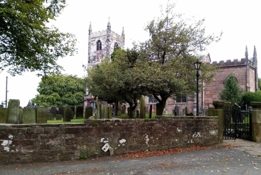 Solve Ipstones Church jigsaw puzzle online with 126 pieces