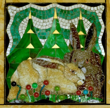 Solve Jugendstilmosaik, Hotel Wiesler, Graz (Art Nouveau Mosaic, Hotel ...