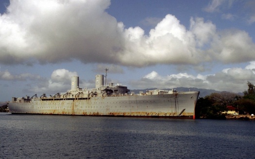 Solve Barracks ship Gen Hugh J Gaffey at Pearl Harbor jigsaw puzzle ...