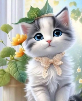 Solve poesje jigsaw puzzle online with 99 pieces