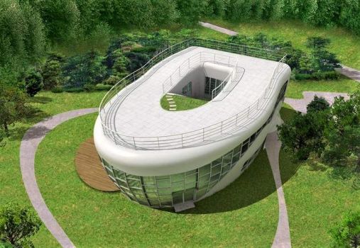 Solve Unique Toilet-Shaped House- Korea jigsaw puzzle online with 88 pieces