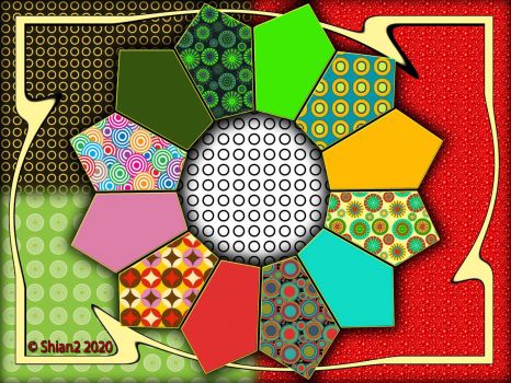 Solve Lots of Circles jigsaw puzzle online with 130 pieces
