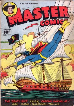 Solve MASTER COMICS staring CAPTAIN MARVEL JR., TOM MIX and BULLETMAN ...