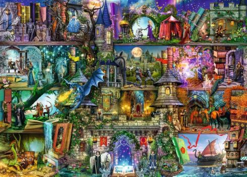 Solve Aimee Stewart Once Upon A Time jigsaw puzzle online with 204 pieces