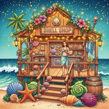 Solve She Sells Seashells By The Seashore. jigsaw puzzle online with 81 ...