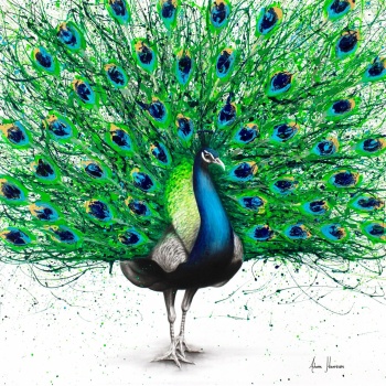 Solve Ashvin Harrison - "Peacock Splendour" jigsaw puzzle online with ...