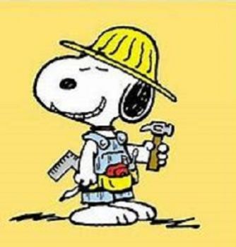 Solve Tool dog Snoopy jigsaw puzzle online with 16 pieces