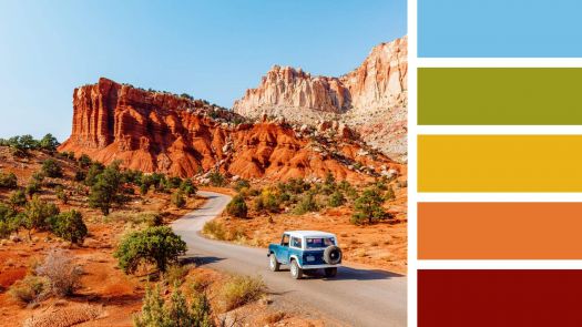 Solve Capitol Reef National Park jigsaw puzzle online with 252 pieces