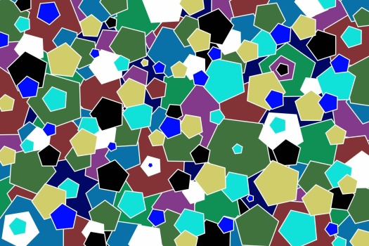 Solve Random polygons 02 jigsaw puzzle online with 260 pieces