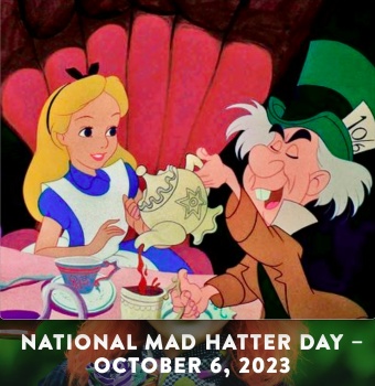 Solve 🎩 Mad Hatter Day 🎩 jigsaw puzzle online with 72 pieces
