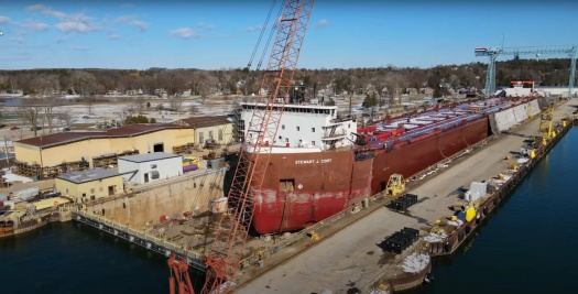 Solve Stewart J Cort in Drydock at Fincantieri Bay Shipbuilding jigsaw ...