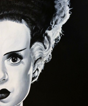 Solve Bride of Frankenstein jigsaw puzzle online with 42 pieces