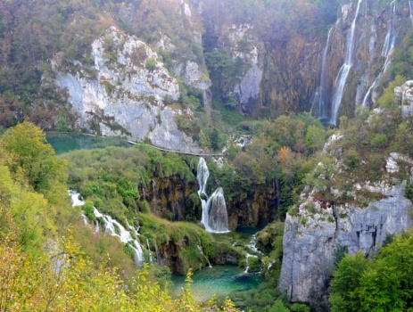 Solve The Lakes of Plitvice (plit-vit-see) in central Croatia south of ...