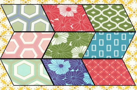 Solve Fabric patchwork jigsaw puzzle online with 70 pieces