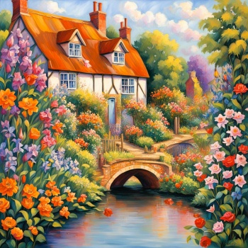 Solve Postcard Pretty jigsaw puzzle online with 100 pieces