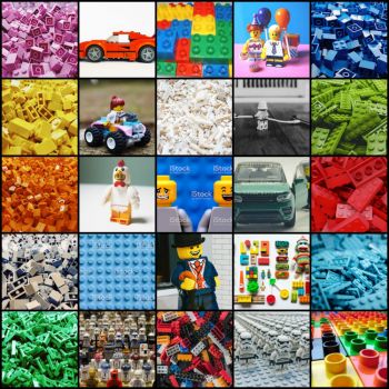 Solve Lego jigsaw puzzle online with 100 pieces