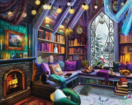 Solve The Book Nook (X-Large) jigsaw puzzle online with 300 pieces