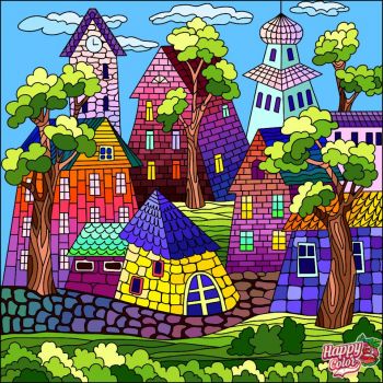 Solve Houses jigsaw puzzle online with 196 pieces