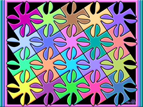 Solve Bursting Out of the Frame jigsaw puzzle online with 266 pieces