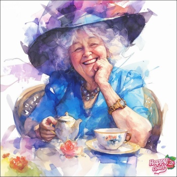 Solve Join me for a cup of tea jigsaw puzzle online with 36 pieces