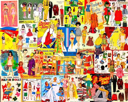 Solve paper dolls jigsaw puzzle online with 500 pieces